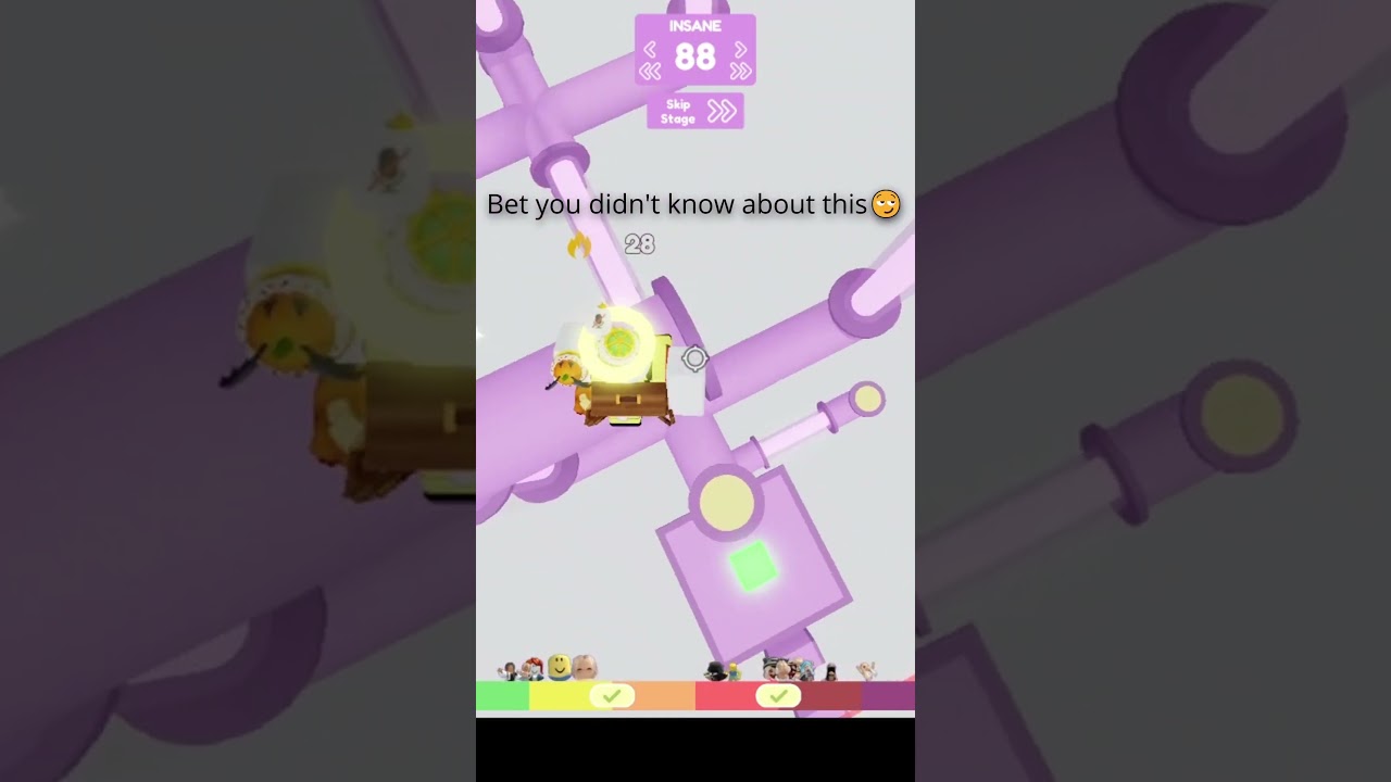 Daily Difficulty Chart Obby Skip! #roblox #chartobby #games #skips #shorts  #obby