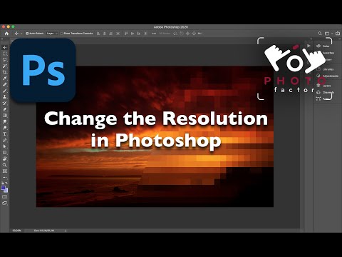 How to change the Resolution of an Image in Photoshop.