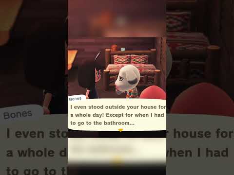 Bones is scaring me…?! ACNH