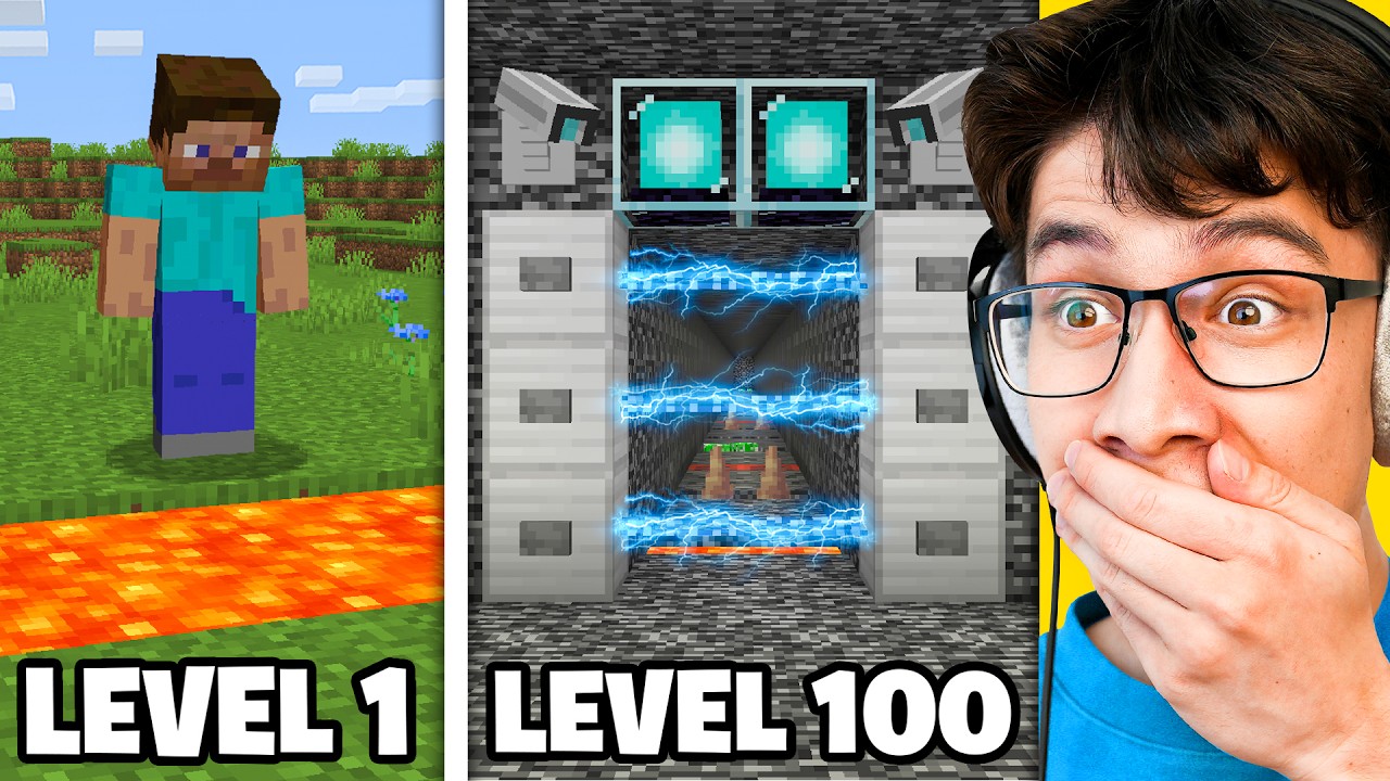 Testing Minecraft Base Defences From Level 1 to Level 100