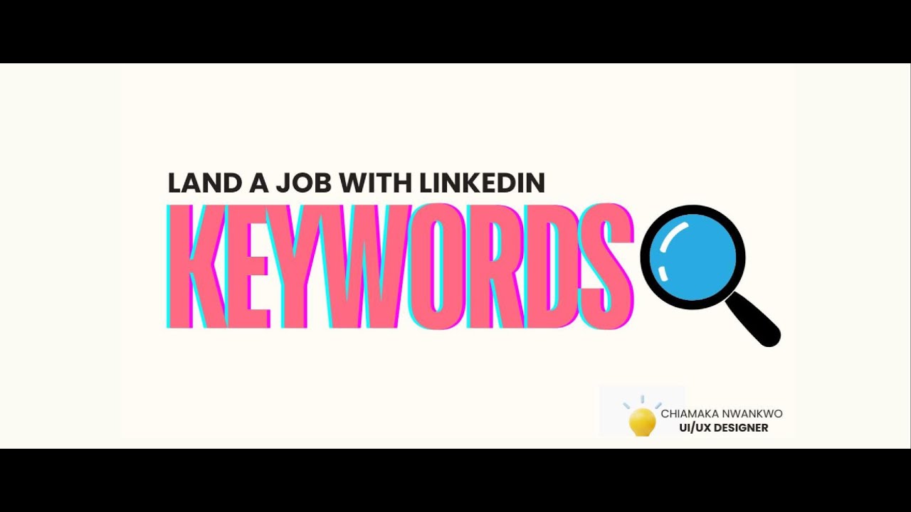 How to search Top Keywords to Land Your Dream UI/UX Design Job on LinkedIn