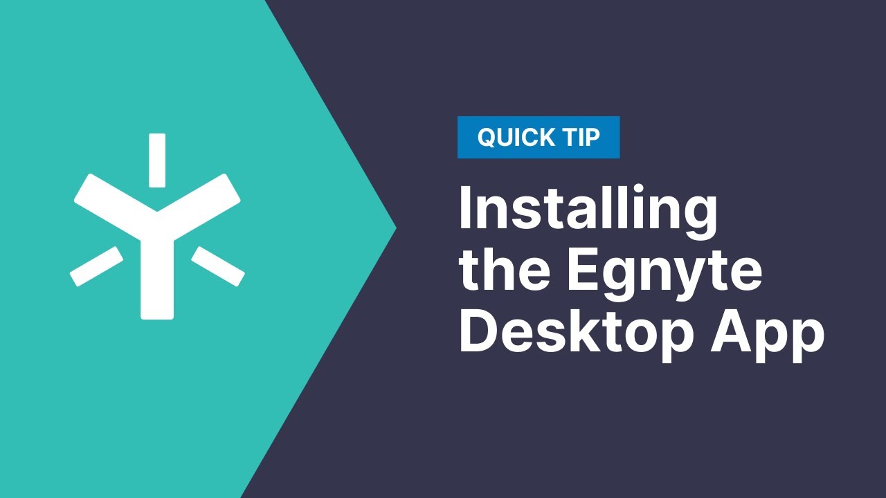 Installing the Egnyte Desktop App