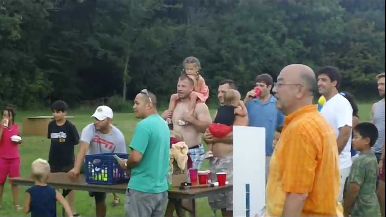 Sensei Doug Tono gets dunked ~ 2011 Tohkon Picnic