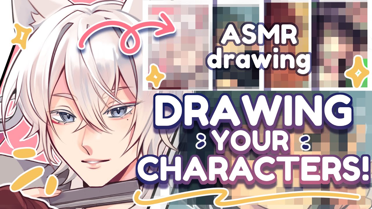 DRAWING YOUR OCS!✨| Drawing ASMR
