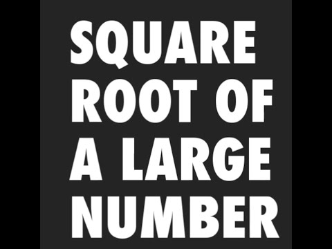 How to find square root of a four digit number