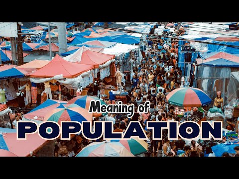 What is the meaning of Population?