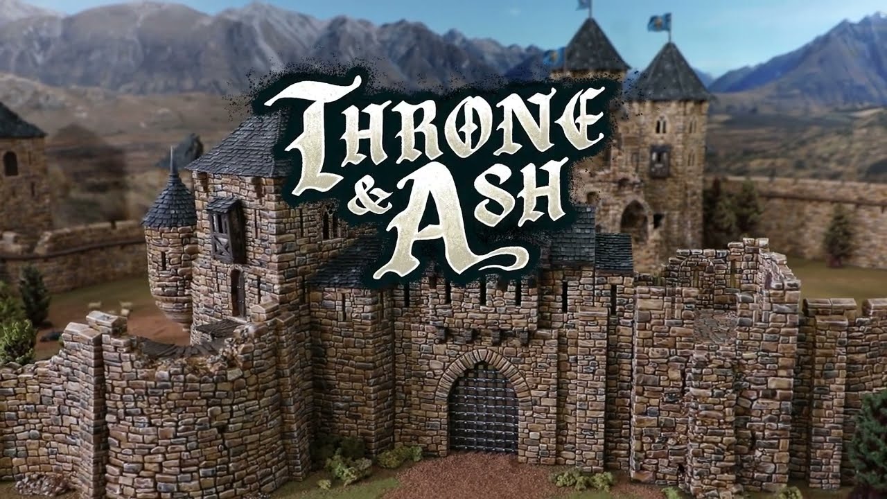 Throne & Ash: A Complete modular castle building system from Printable Scenery