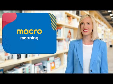 MACRO meaning | What does "MACRO" mean? Definition in Merlin Dictionary