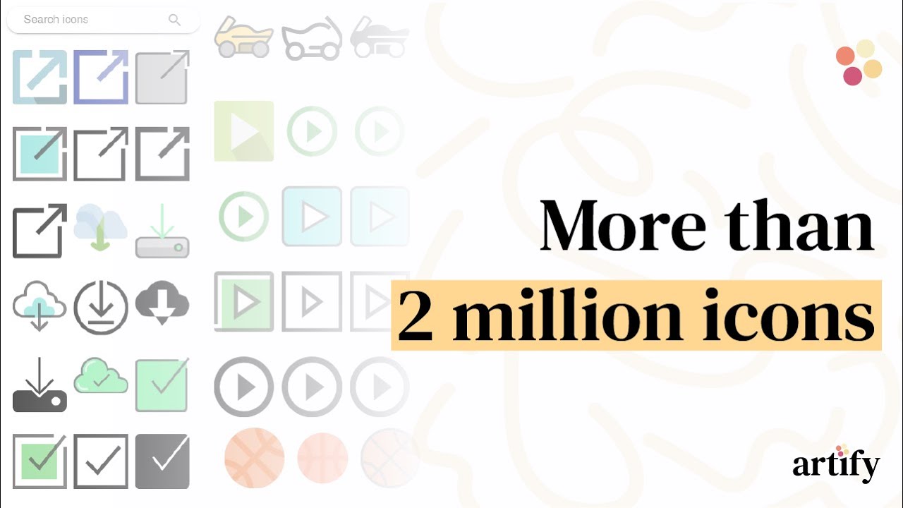 Artify: More than 2 million icons