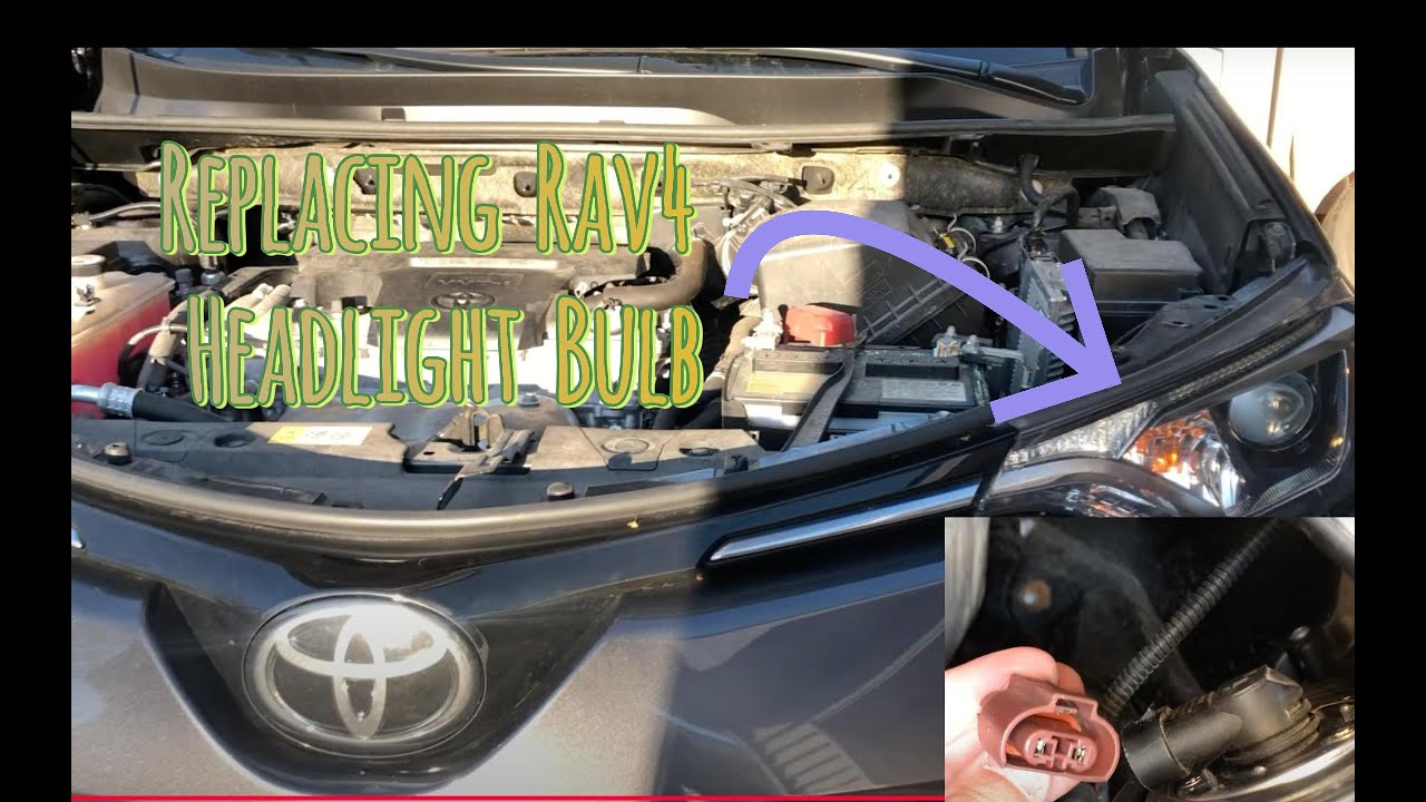 ***Replace a 2018 Toyota Rav4 Headlight Bulb for Beginners***