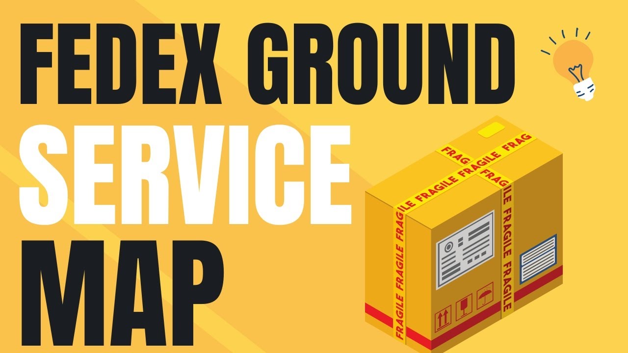 Fedex Ground Service Map ⏬👇