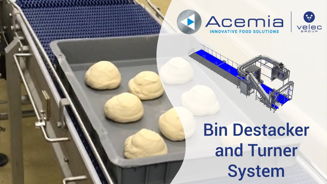 Bin Destacker and Turner System | Acemia