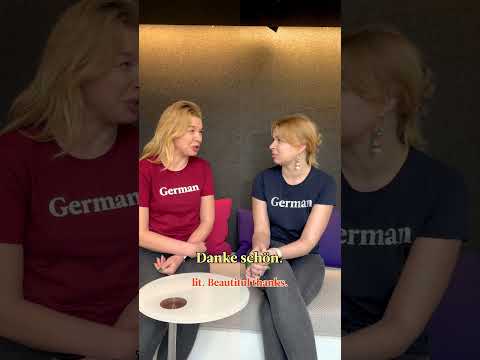 How to say thank you in German