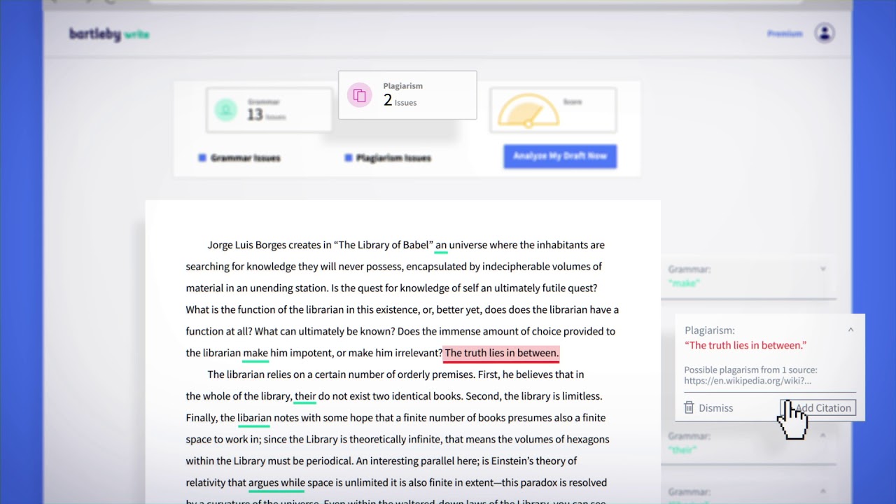 bartleby write - write better, right now