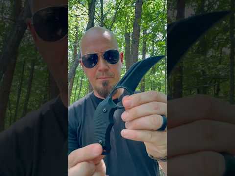 Bastinelli Creations HARPY Karambit Fixed Blade Black #karambit #edcknife #shorts