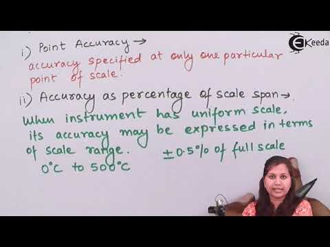 Static Characteristics of Instruments