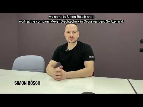 Experiences of Simon Bösch from Meyer Blechtechnik about the partnership with SURPLEX GmbH