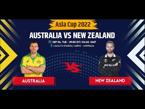 Australia vs New Zealand Live Streaming | NZ vs Aus Live Cricket Online 2022