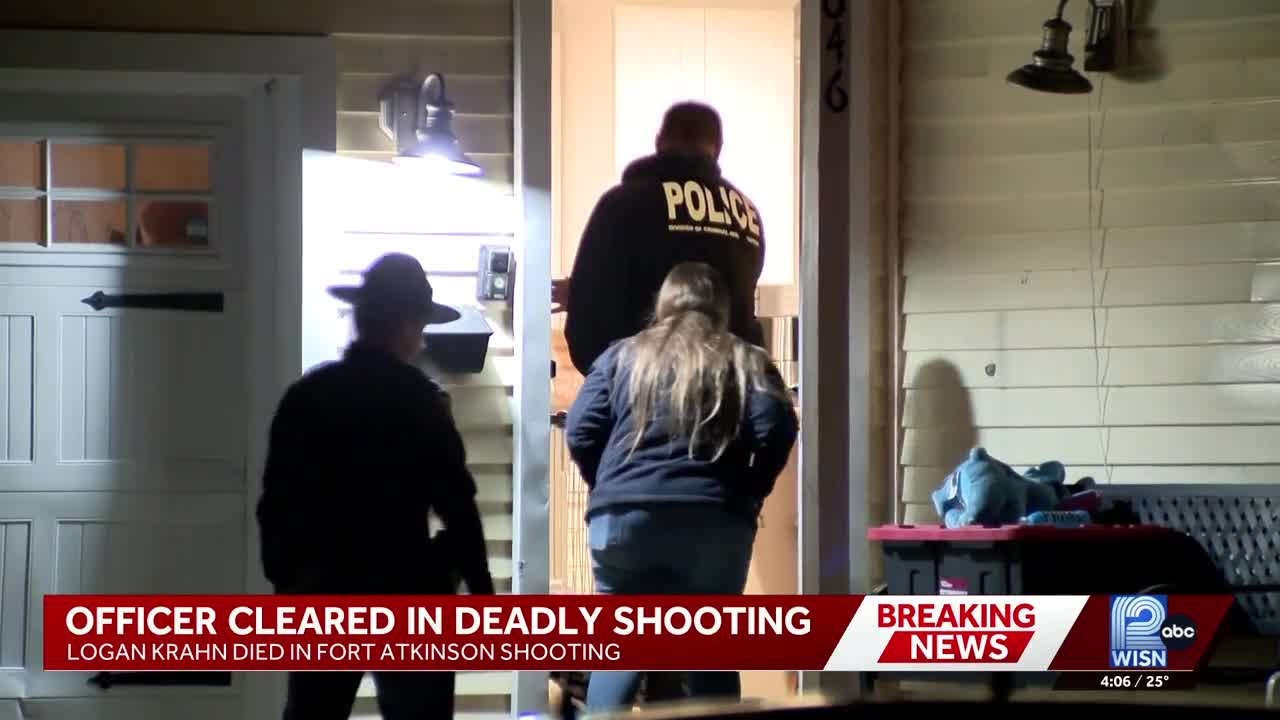 Fort Atkinson police officer cleared in deadly shooting