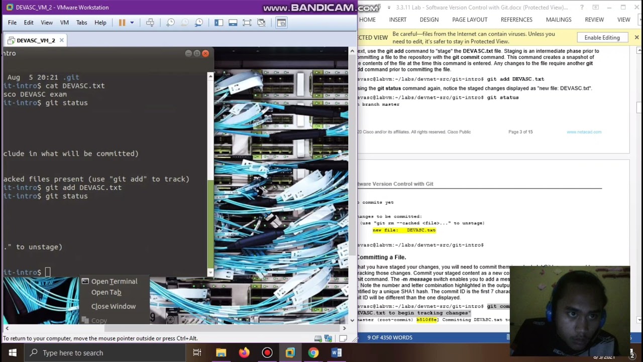 3.3.11 Lab - Software version Control With Git