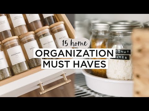 15 CLEVER Home Organization MUST HAVES (Amazon, Container Store & More) | Storage Hacks & Solutions