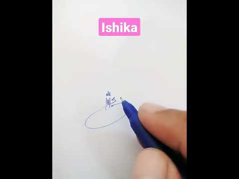 Ishika Name Signature Request done