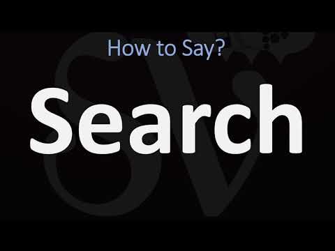 How to Pronounce Search? (CORRECTLY)