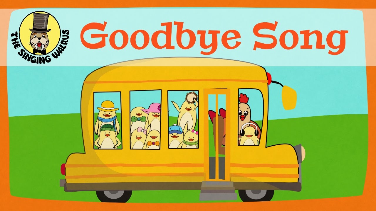 Goodbye Song for kids | The Singing Walrus