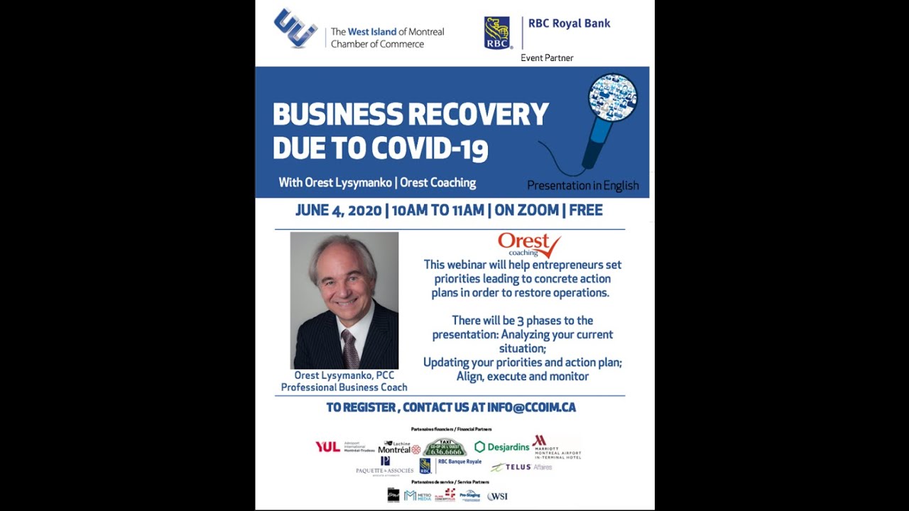 How to prepare now for the business recovery linked to COVID-19!