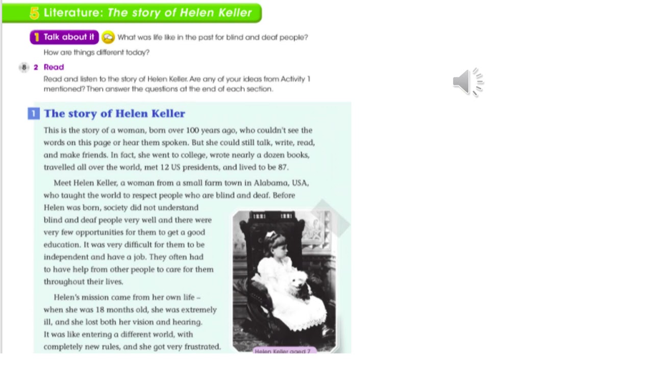 Cambridge Global English ESL Stage 6 Listening (The Story of Helen Keller)