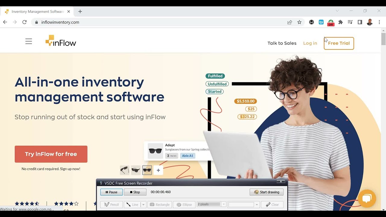 inflow account setup