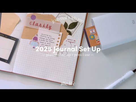 2025 Journal Set Up + pen swatch (how I use my Muji Planner)