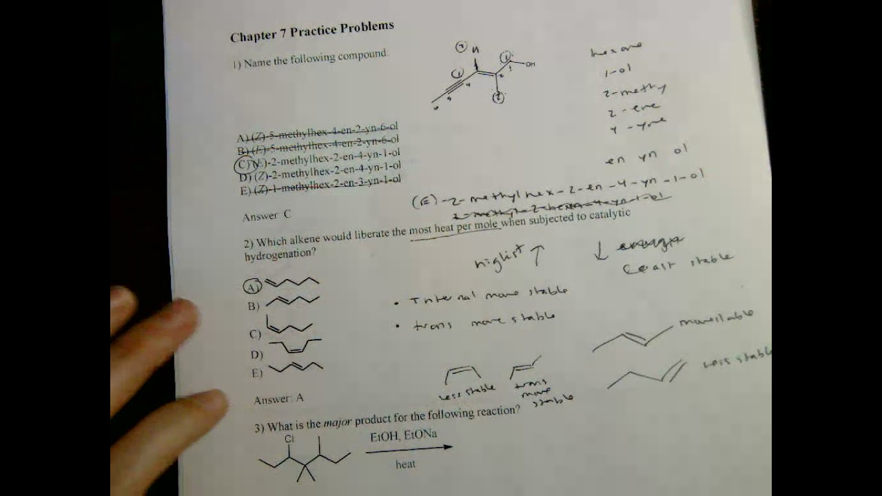 Chapter 7 Practice Problem Videos