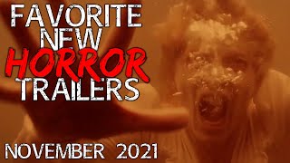 Favorite New Horror Trailers | November 2021 | Coming Soon Horror Movies