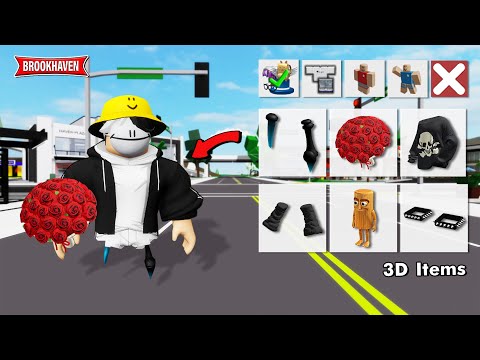 NEW!! 20+ CODE ITEMS 3D (KORBLOX V.2 & MORE) In Brookhaven - Roblox Part 5