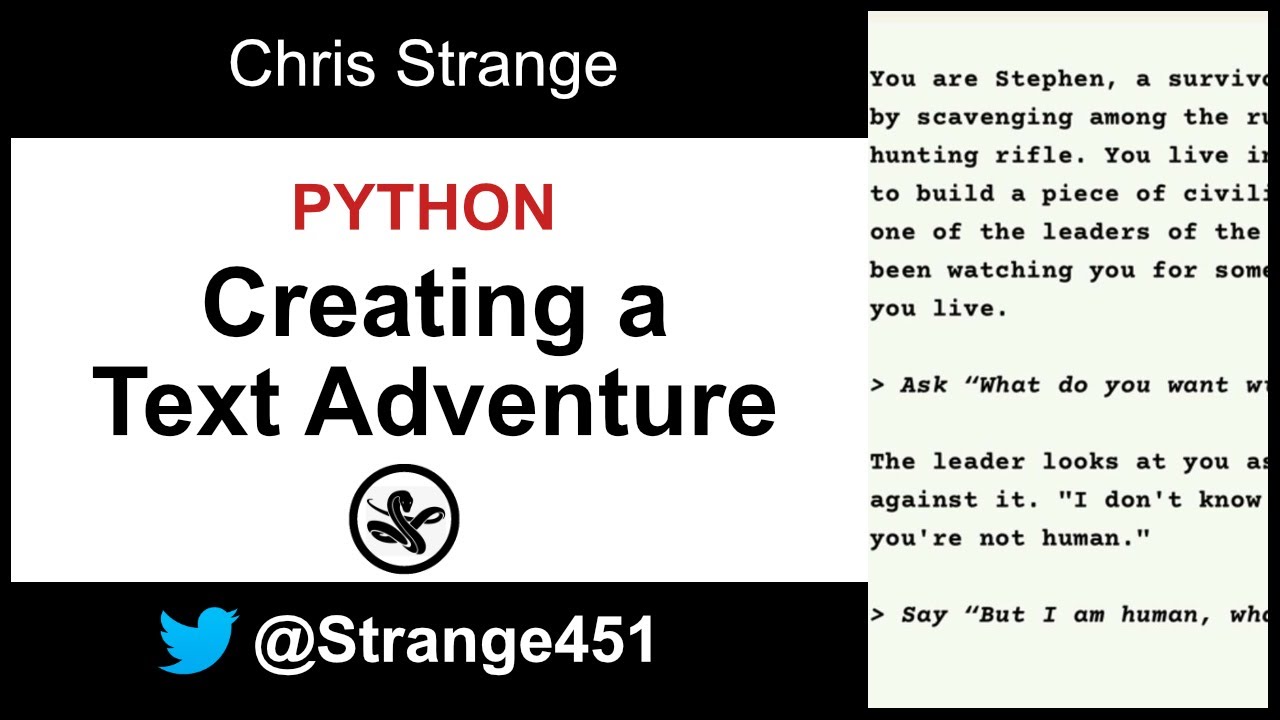 How to Create a Text Adventure Using Python, Part 1