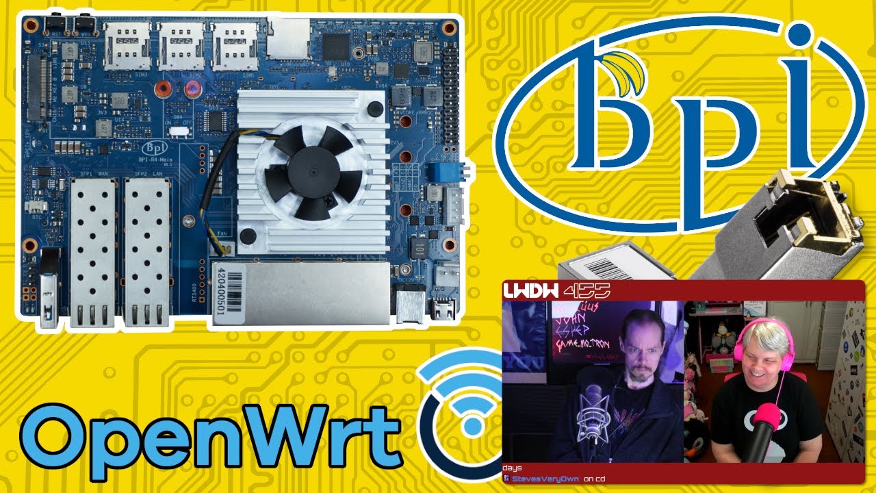 OpenWrt On A Banana & Linux At CES