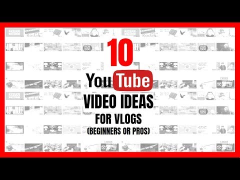 10 YouTube Video Ideas for Vlogs (Beginners or Pros)