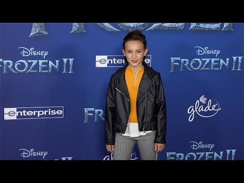 Kaylin Hayman βFrozen 2β World Premiere Red Carpet