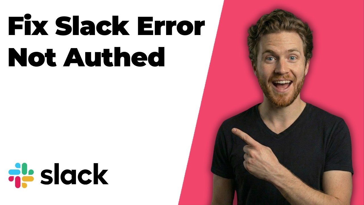 Fix Slack Error Not Authed (Quick Fix Guide)