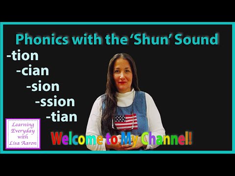 Phonics with the 'Shun' Sound -tion, -cian, -sion, -ssion, -tian | Learning Everyday Phonics