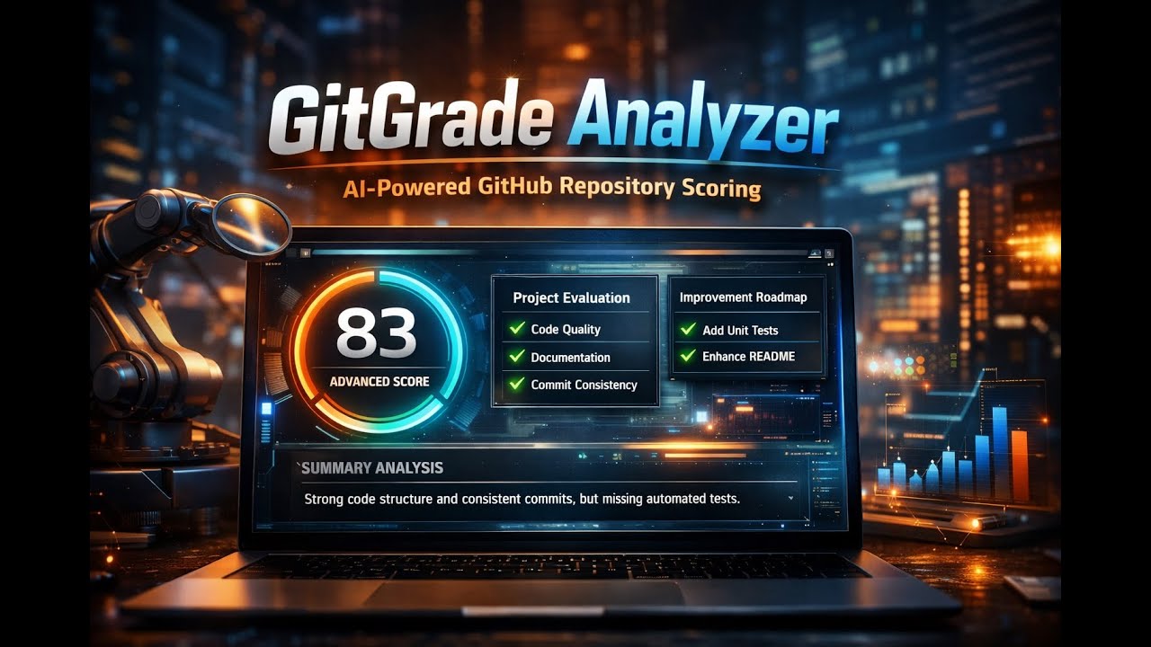 GitGrade Analyzer | AI-Powered GitHub Repository Scoring & Feedback Tool (Hackathon Project)