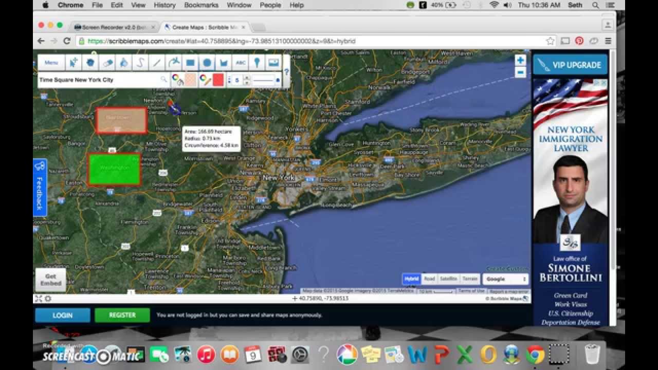 Create, Draw and Share Maps with ScribbleMaps.com