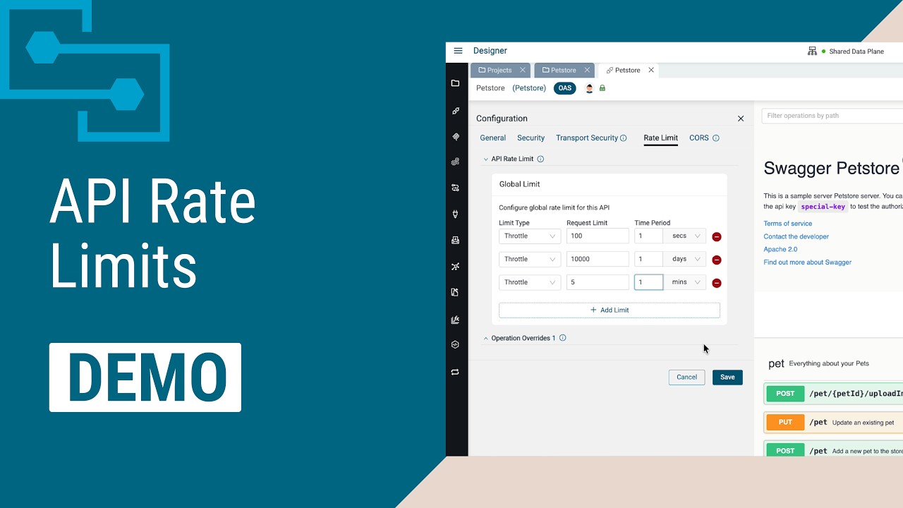 Demo | Amplify Fusion Hello API Rate Limits