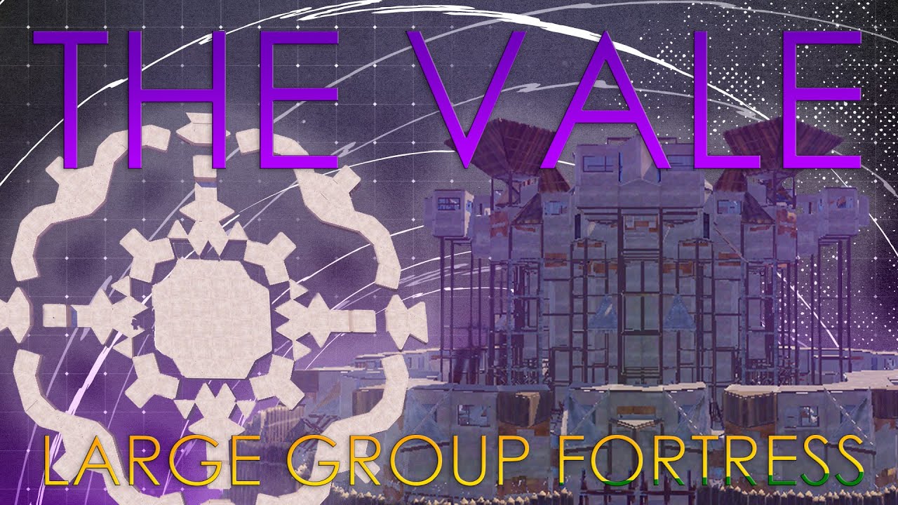 The Vale - Large Group 4x4  - Anti Siege - Chinawall - 2024 Rust Base Design