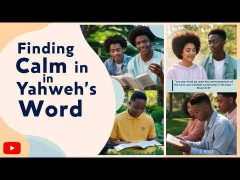 Cultivating Inner Peace Through Biblical Meditation ✨ | Finding Calm in Yahweh’s Word
