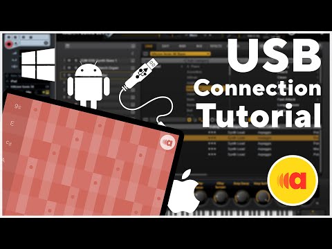 How to connect Audanika via MIDI over USB | Tutorial | Audanika