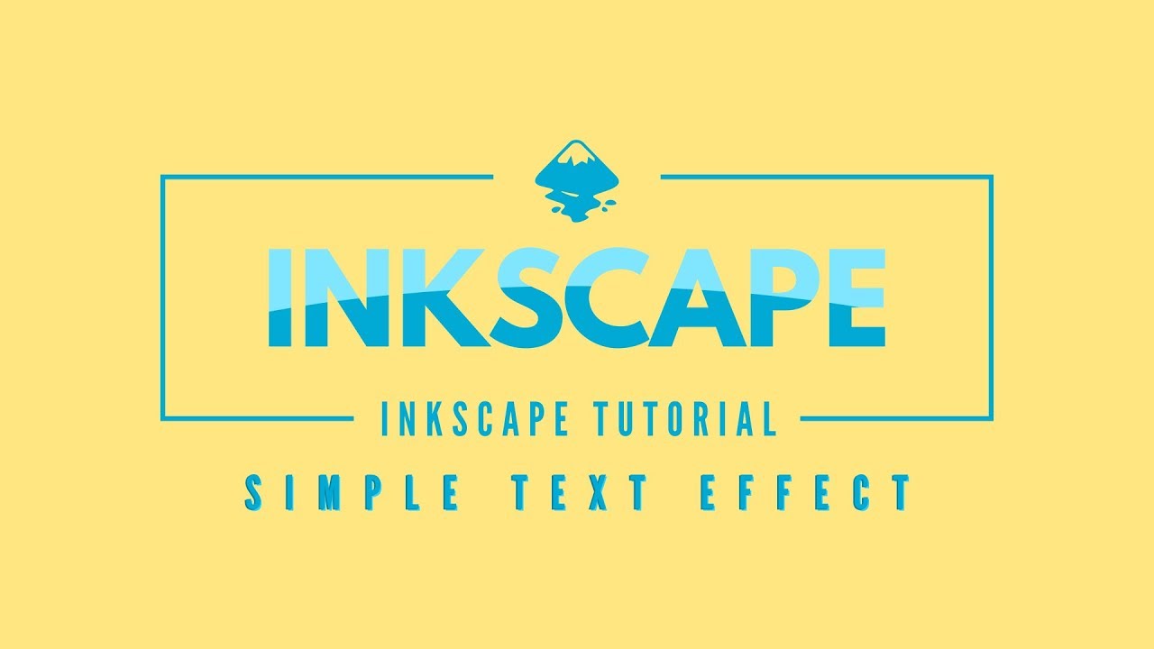 Simple Text Effect - Inkscape Tutorial