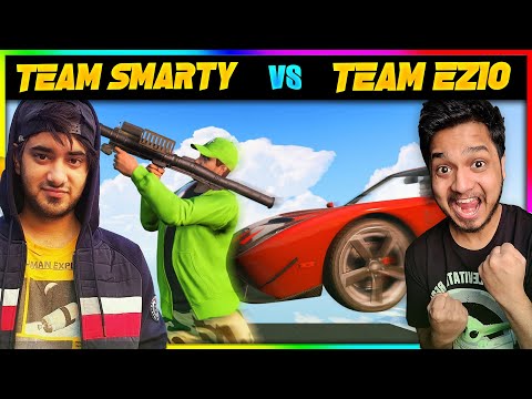 FUNNIEST GTA 5 RPG VS Flying Cars! HIMLANDS FIGHT ft. @YesSmartyPie @DREAMBOYYT
