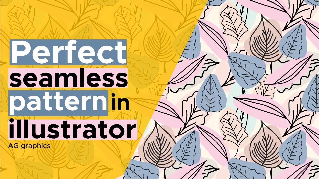 how to design a floral seamless pattern in illustrator